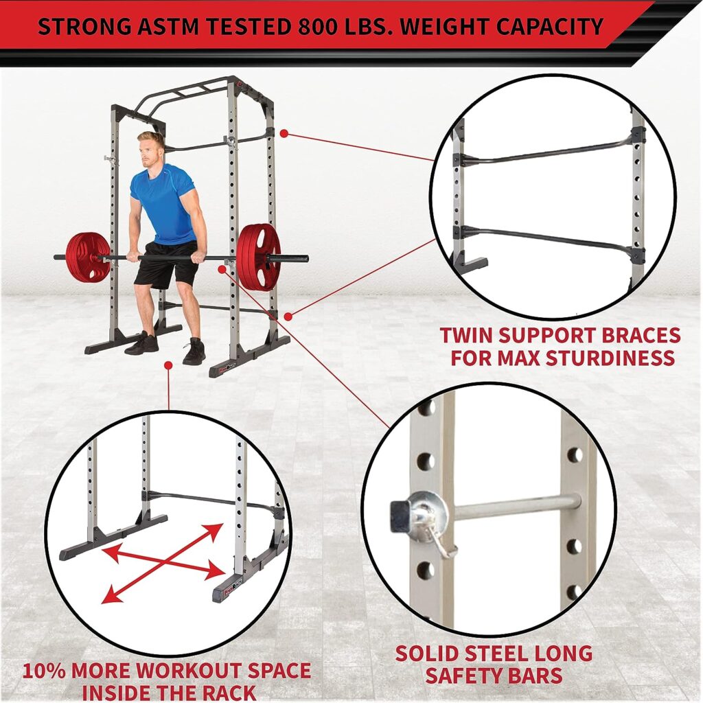 Squat Rack J Hooks Fitness Reality 2816 Steel J-Hooks For Squat Rack ...